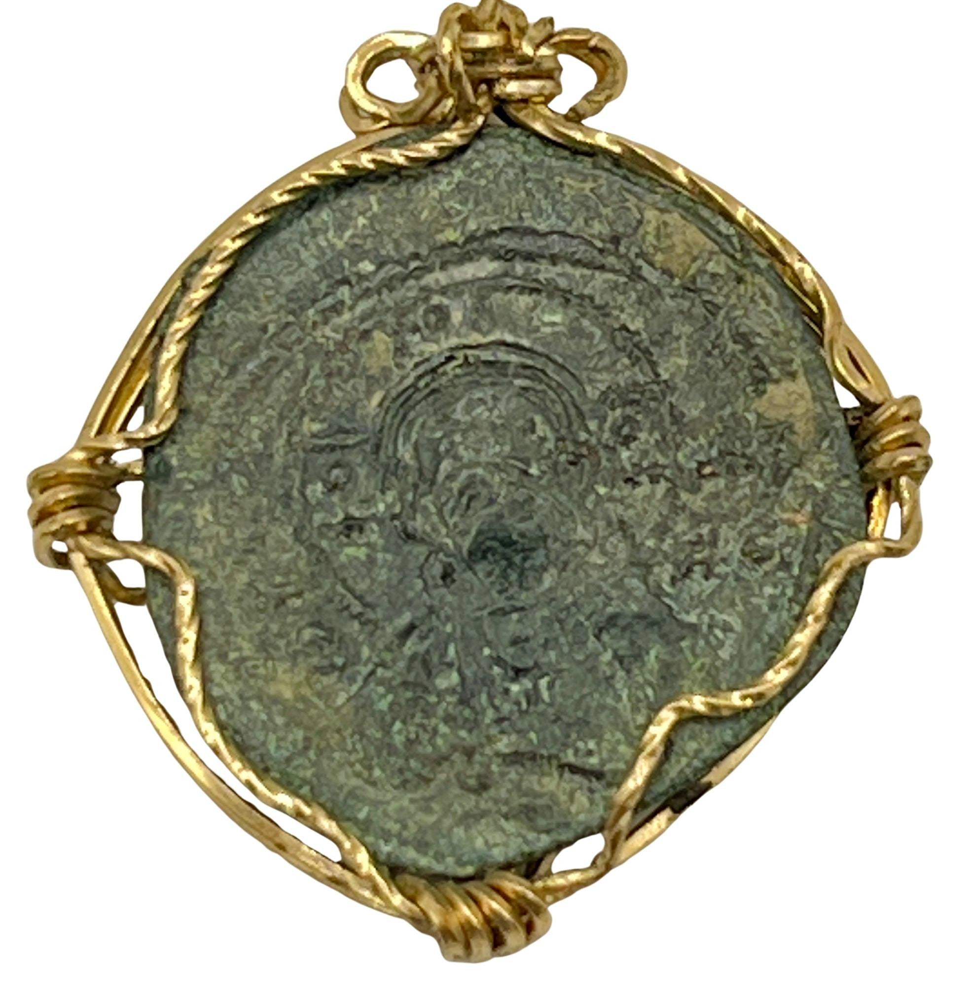 Ancient Jesus Coin from Constantinople – Casanova Art and Fashion