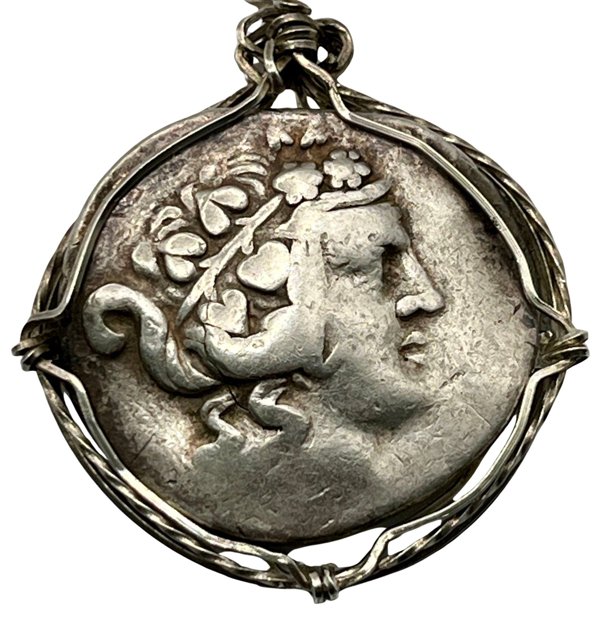 Hercules and Dionysus Greek Coin – Casanova Art and Fashion