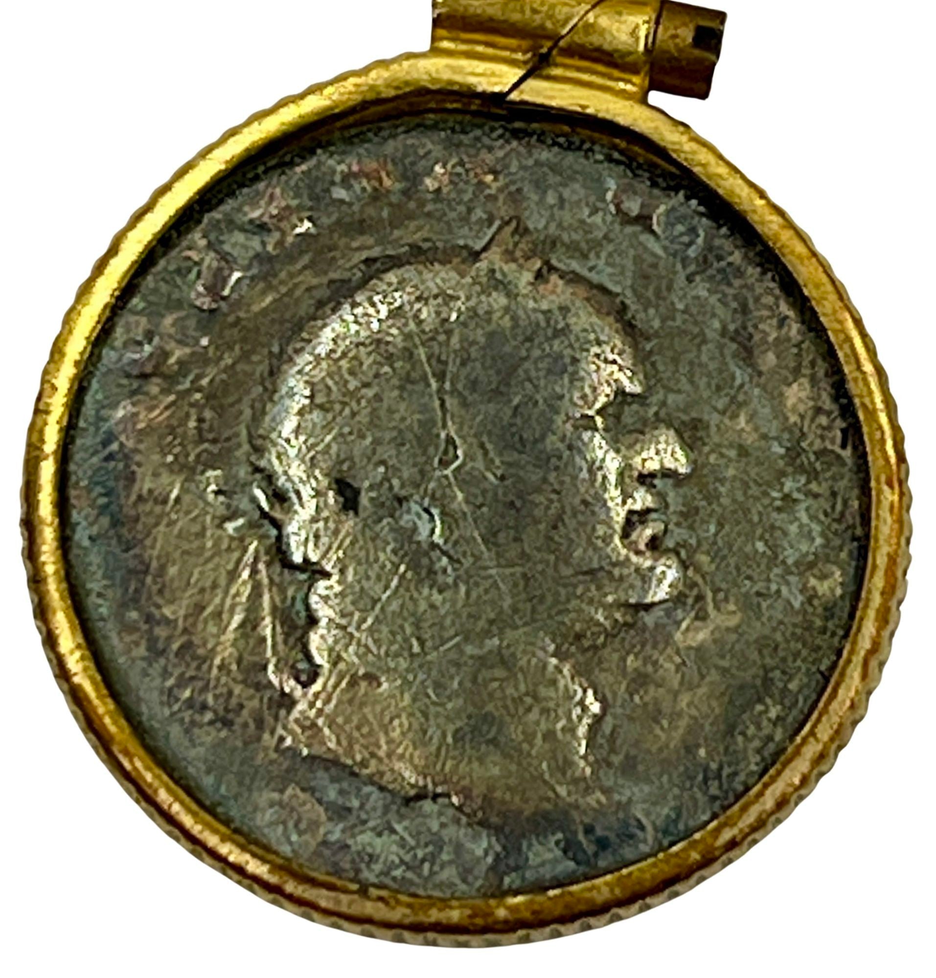 Coin of Vespasian, builder of Colosseum – Casanova Art and Fashion