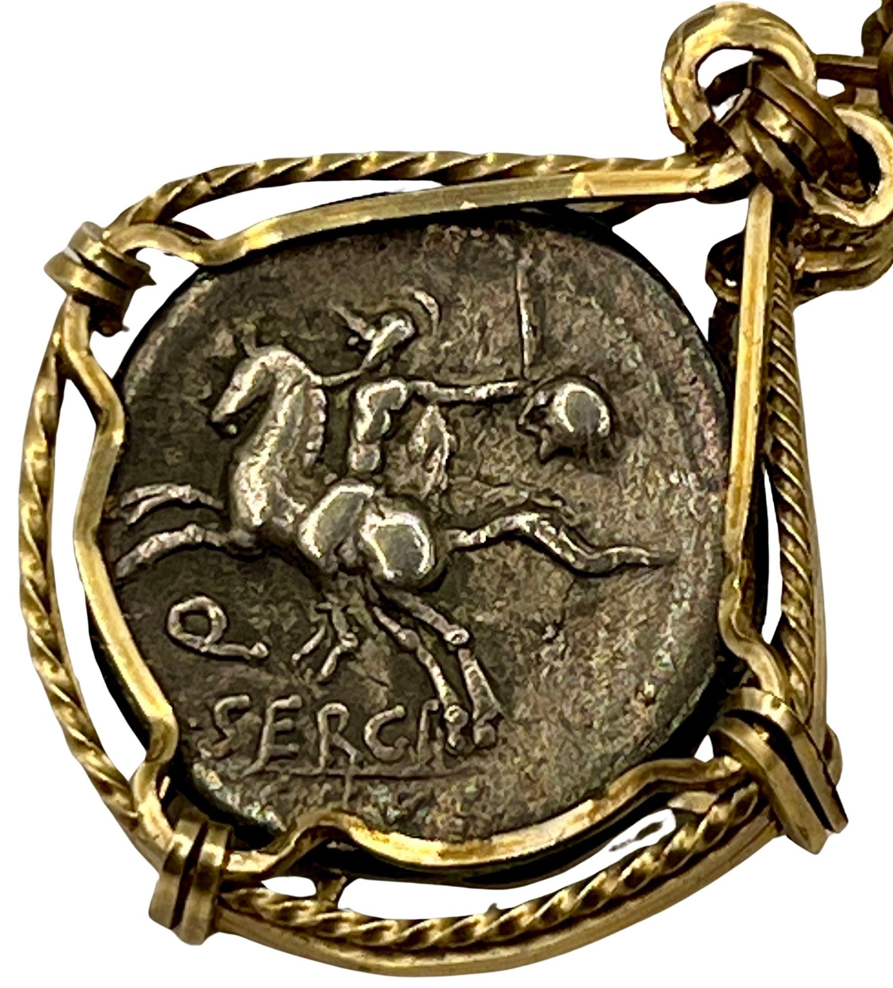 Ancient Roman Gladiator Coin – Casanova Art and Fashion